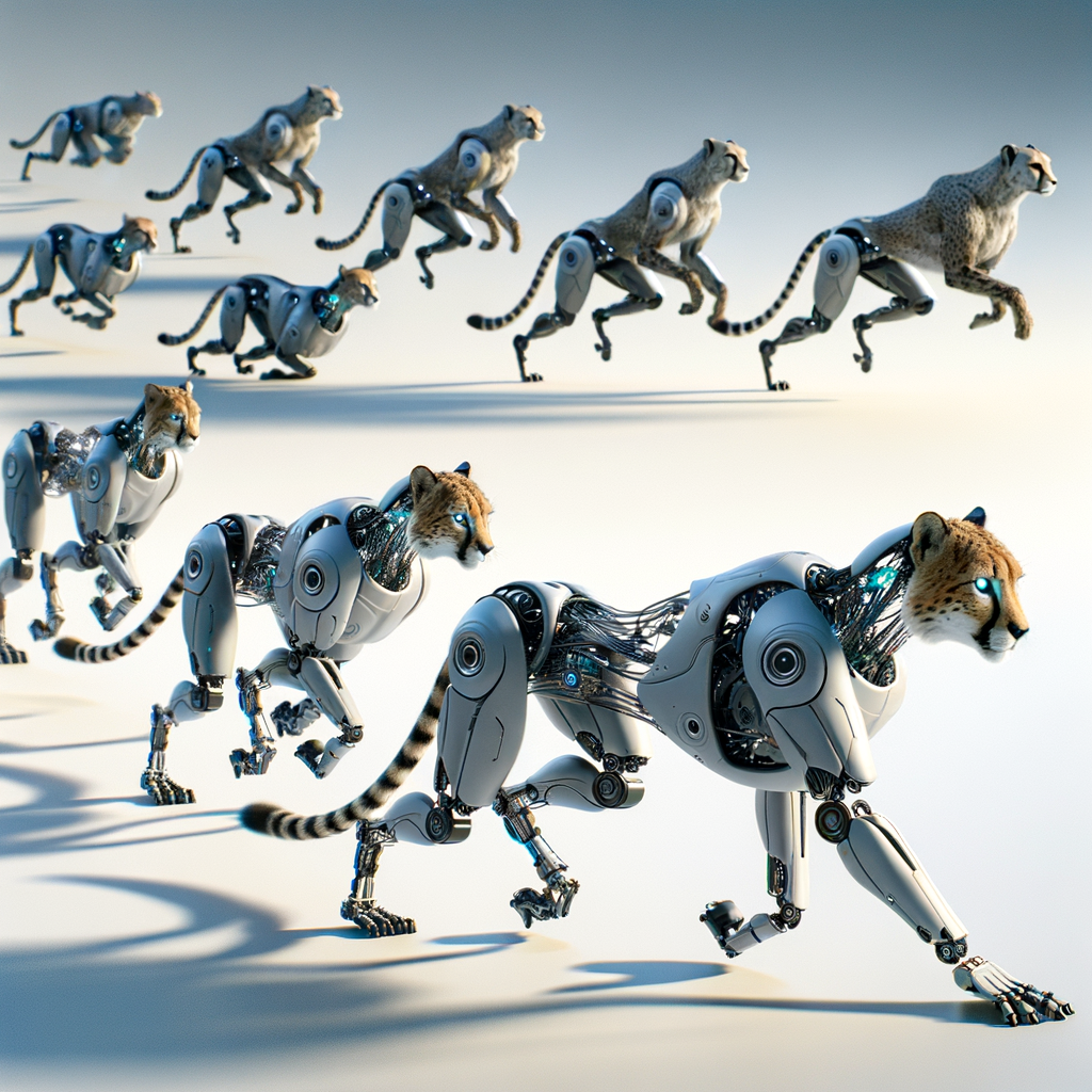 The Emergence of Animal Gait Transitions in Trotting Robots – ToolPilot
