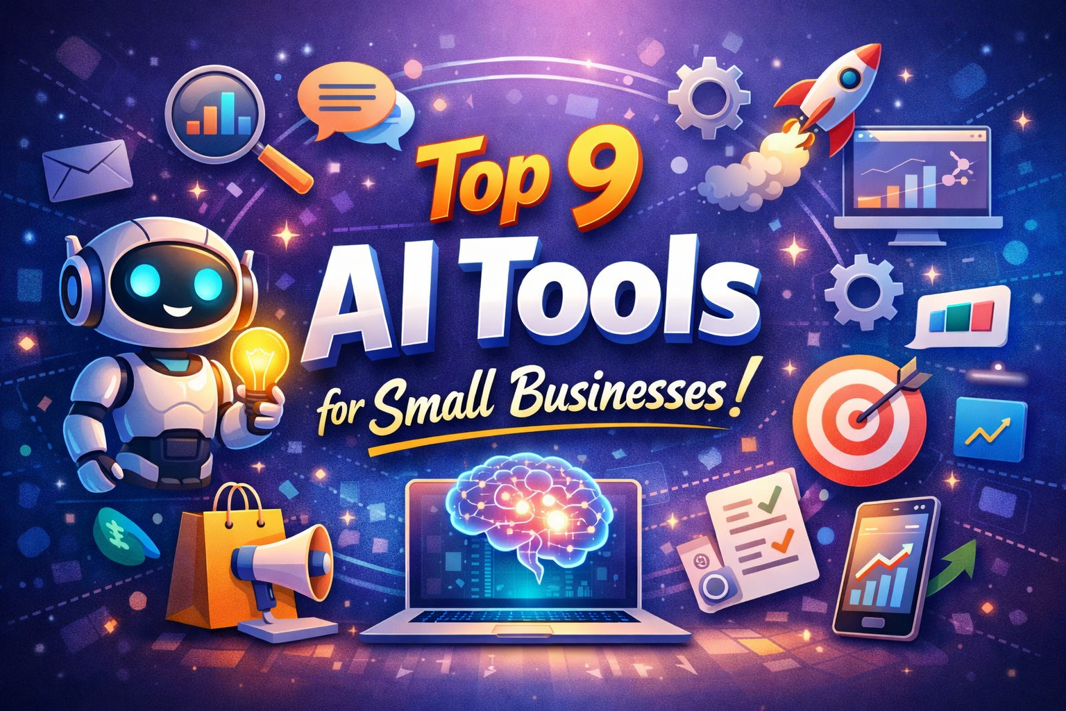 Top 9 AI Tools for Small Businesses for 2026! – ToolPilot