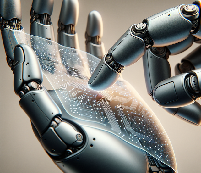 Stretchable Electronic Skin: Step Towards High Precision Robots – ToolPilot