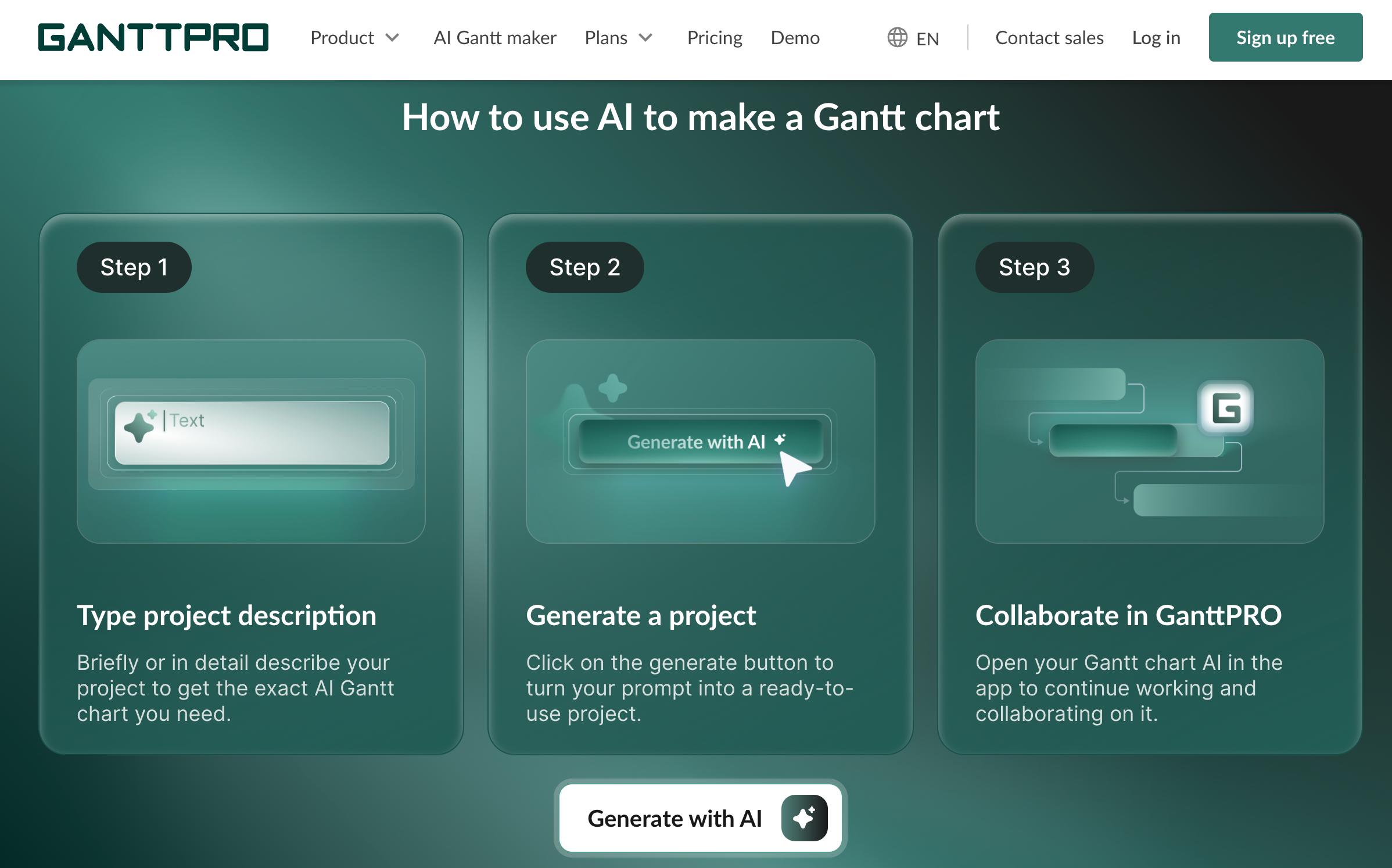 GanttPRO’s AI Gantt chart maker - Generate project plans and Gantt cha ...