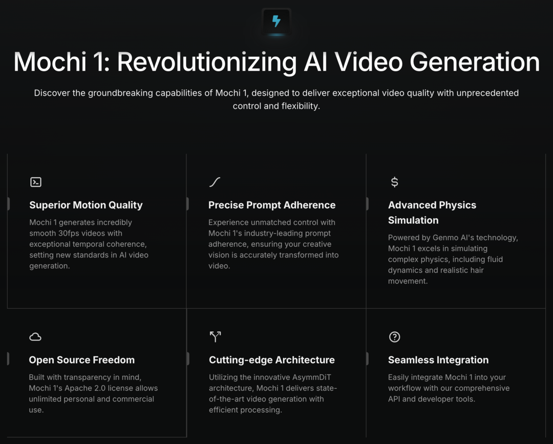 Mochi 1 Ai Video Generator Ai Text To Video Generator Toolpilot