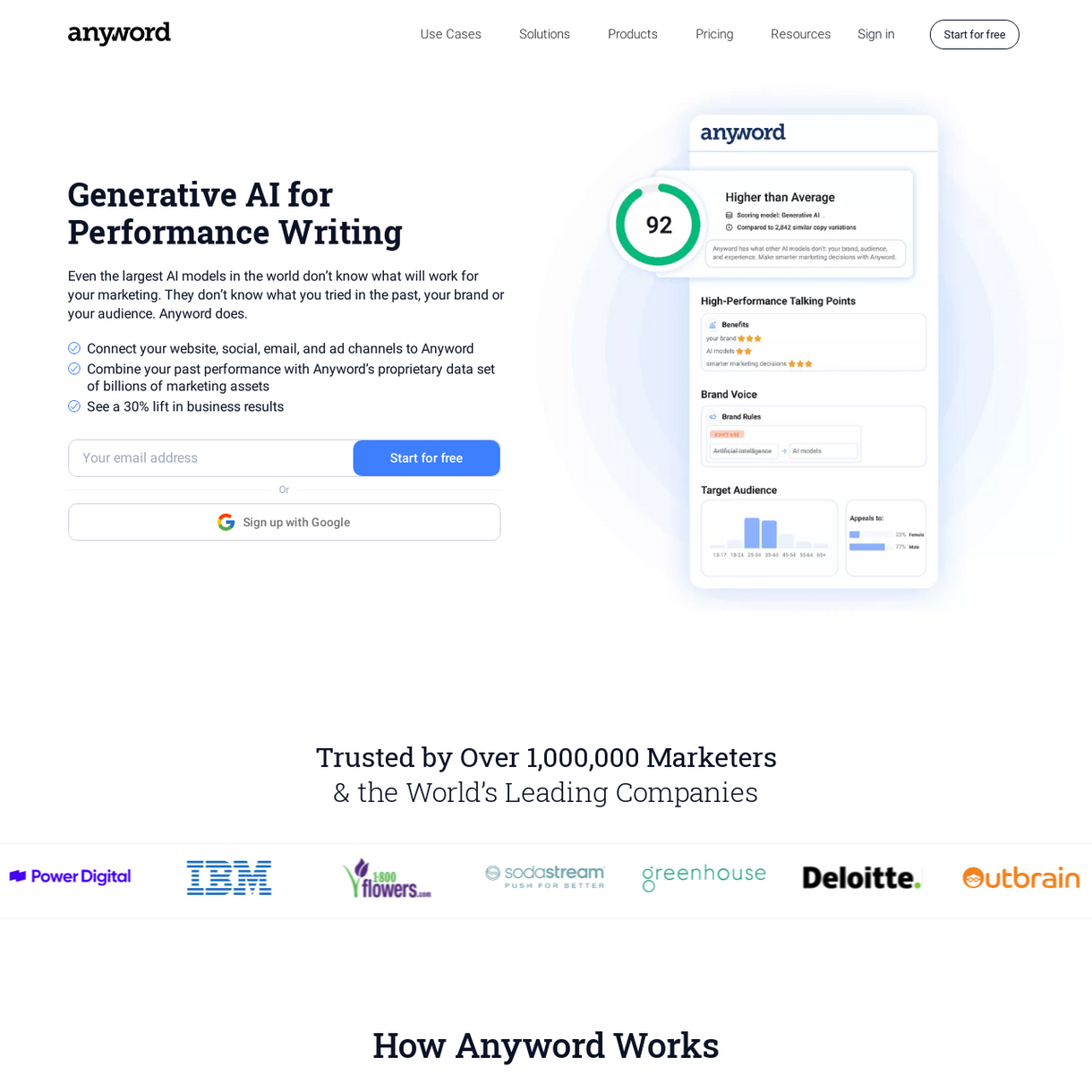 Anyword - Generative AI for Performance Writing – ToolPilot