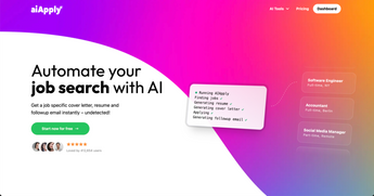 AIApply - Save Time Applying to jobs with AI.Customized job applicatio ...