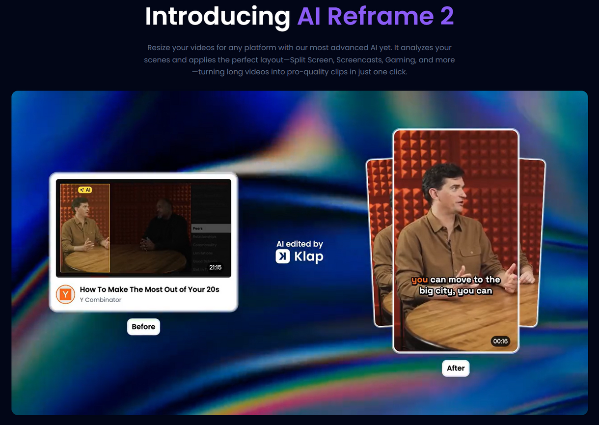 Klap app - AI Short Clips Generator – ToolPilot