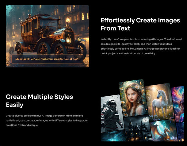 PicLumen - Free AI Text To Image Generator – ToolPilot